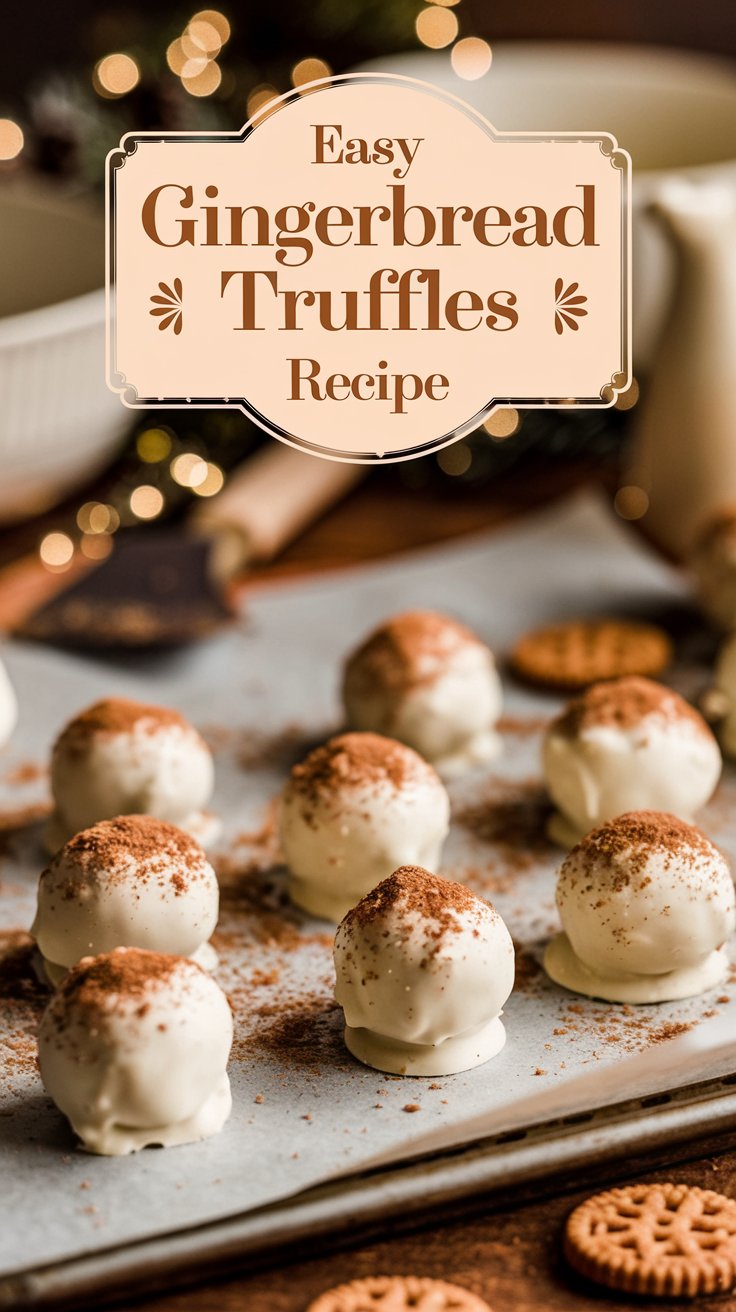 Gingerbread Truffles Recipe - snapfoodie.com