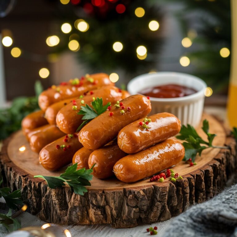 Honey Glazed Cocktail Weenies Appetizer Recipe - snapfoodie.com