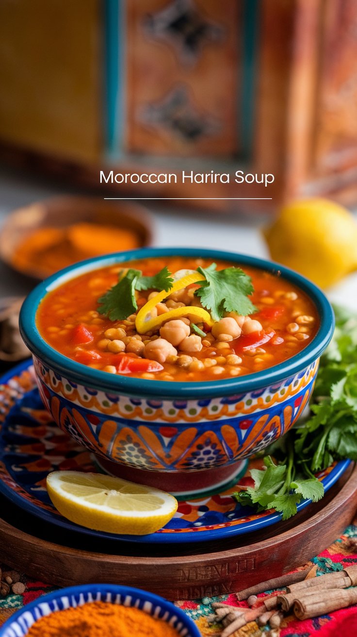 Moroccan Harira Soup Recipe - snapfoodie.com