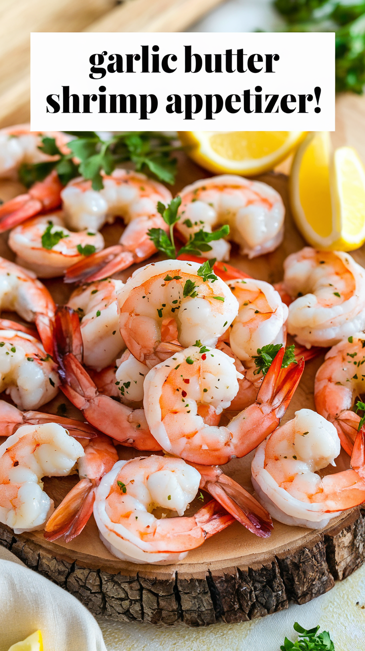Garlic Butter Shrimp Appetizer Recipe - snapfoodie.com