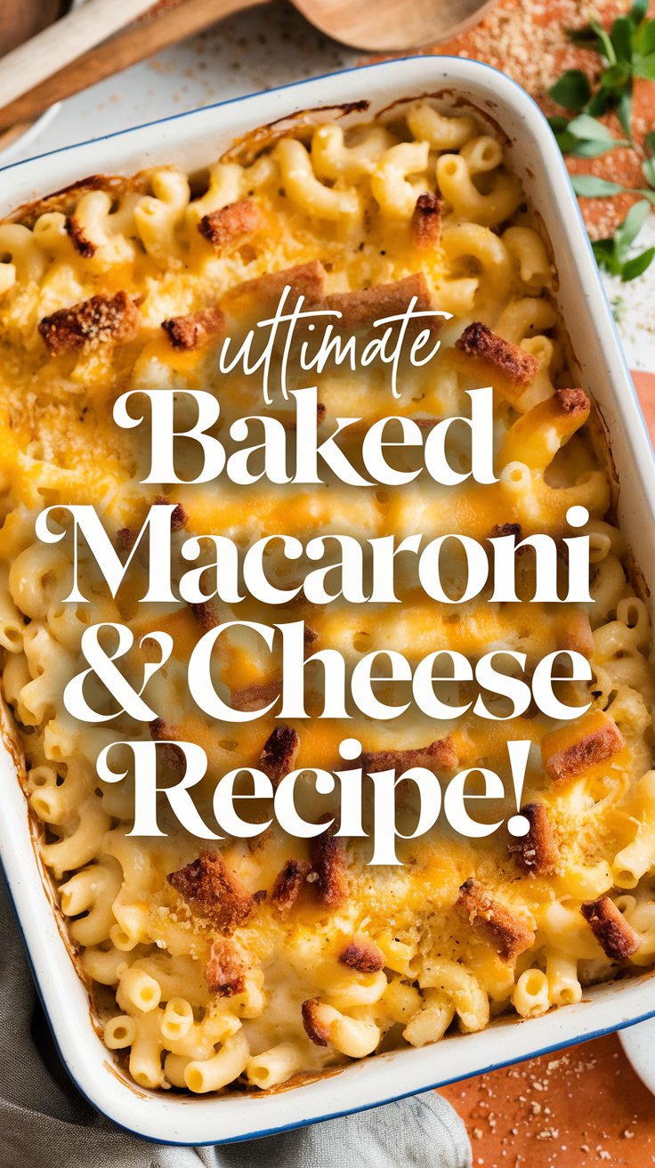 Baked Macaroni and Cheese Dinner Recipe - snapfoodie.com
