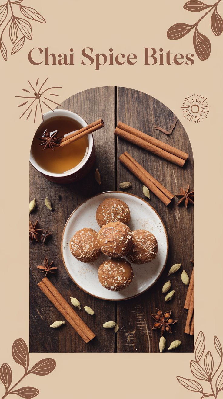 Chai Spice Bites Recipe - snapfoodie.com