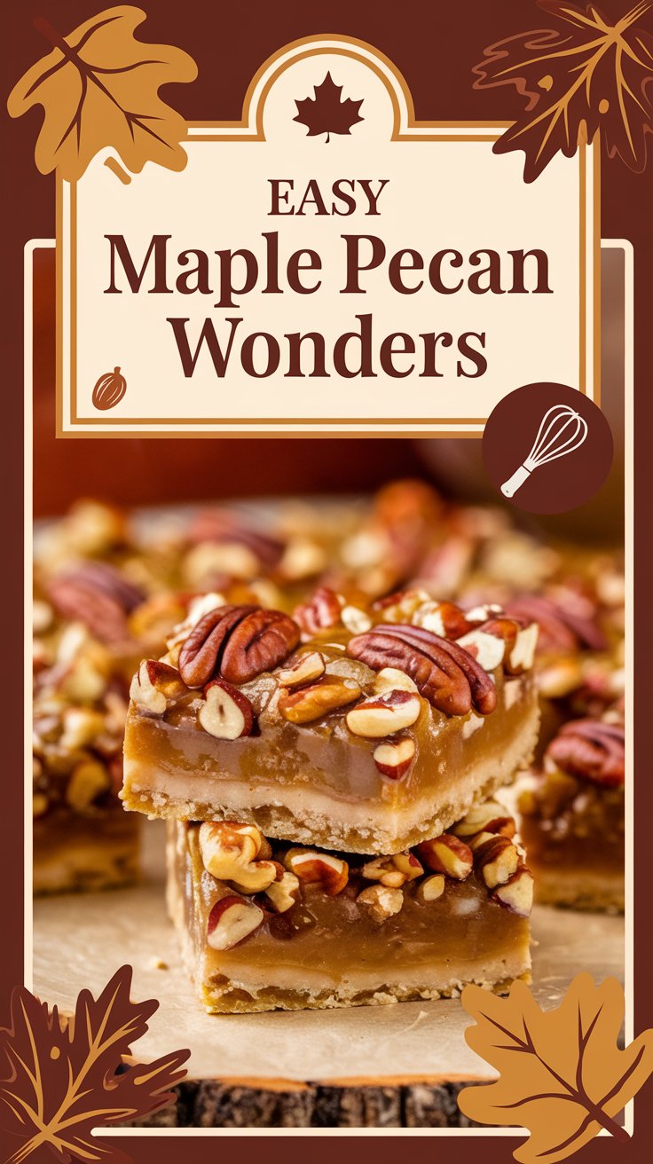 Maple Pecan Wonders Recipe - snapfoodie.com