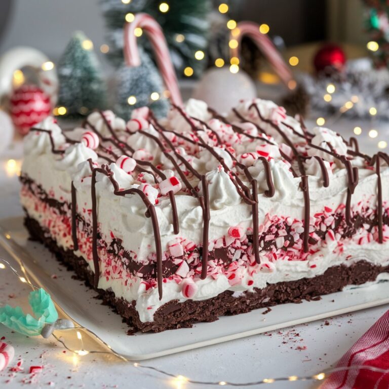 Peppermint Crunch Dessert Recipe - snapfoodie.com