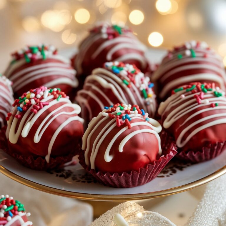 Red Velvet Truffles Snacks Recipe - snapfoodie.com