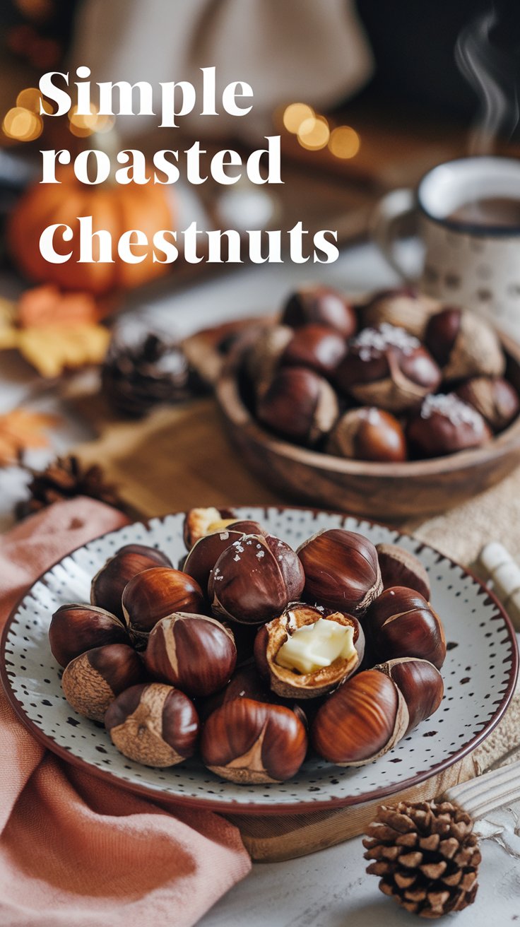 Roasted Chestnuts Snacks Recipe - snapfoodie.com