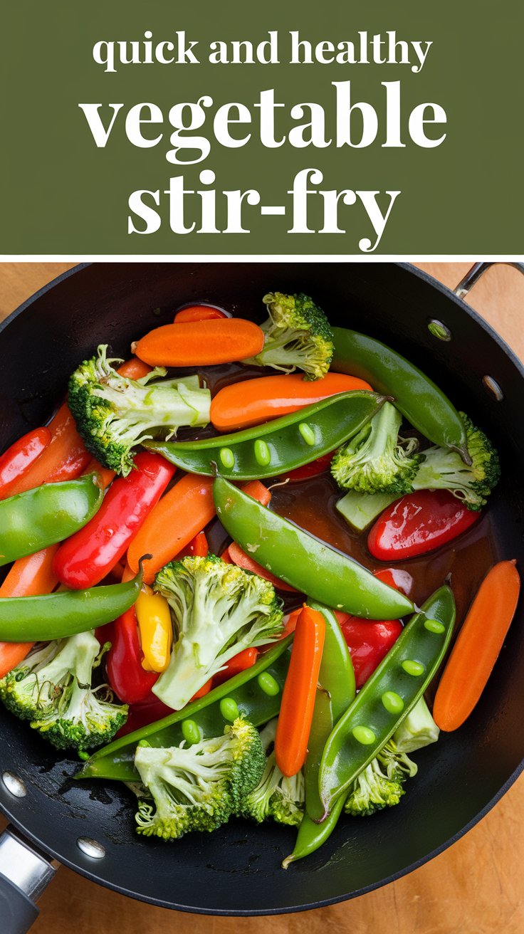 Vegetable Stir-Fry Dinner Recipe - snapfoodie.com