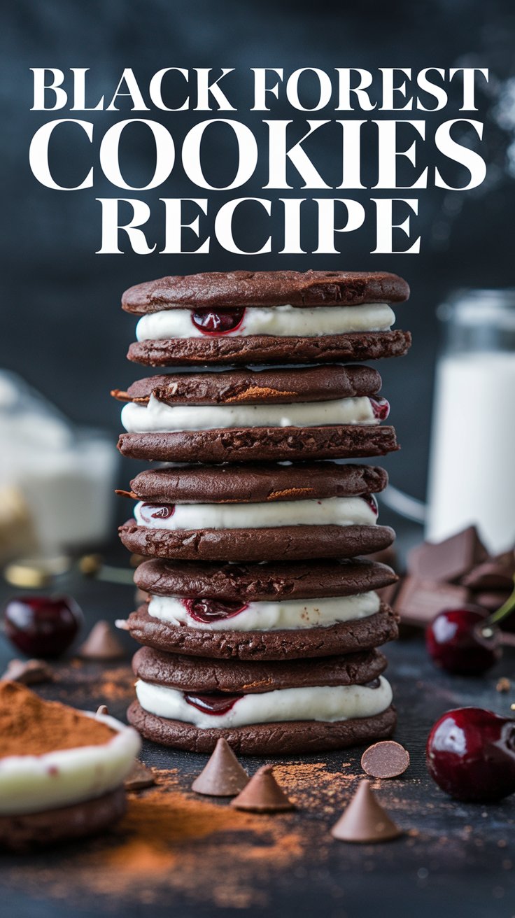Black Forest Cookies Recipe - snapfoodie.com