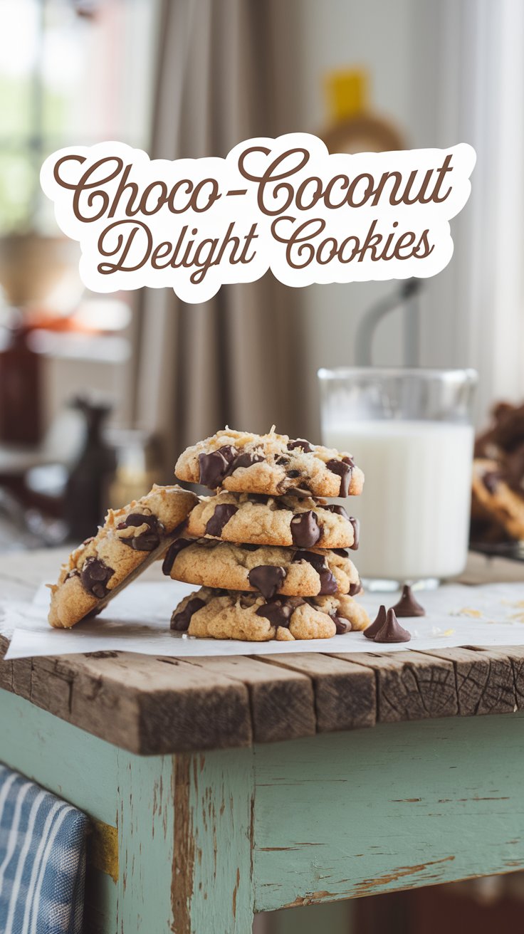 Choco - Coconut Delight Cookies Recipe - snapfoodie.com