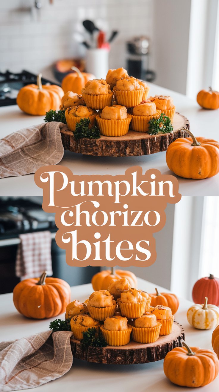 Pumpkin Chorizo Bites Appetizer Recipe - snapfoodie.com