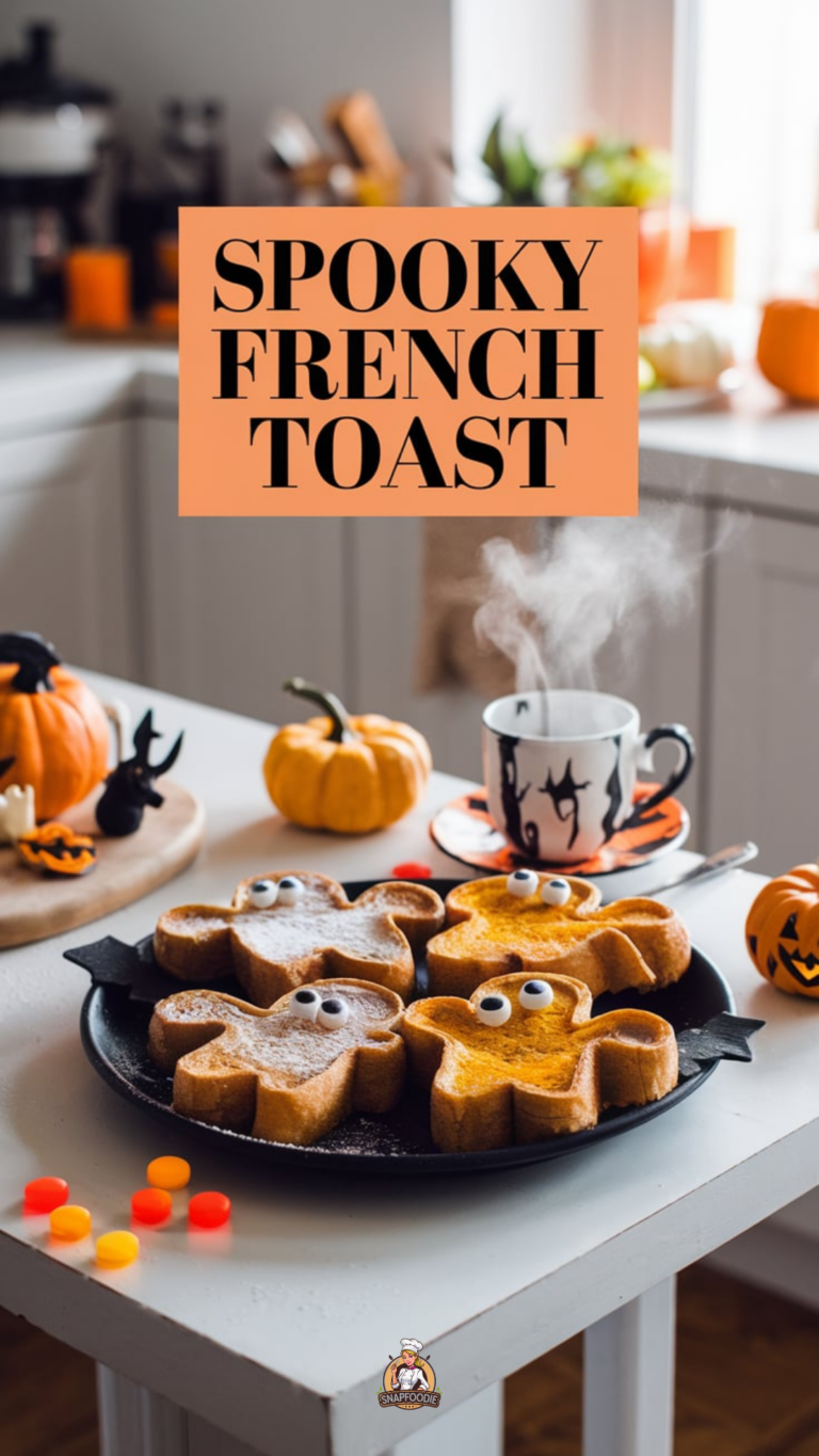 Spooky French Toast Breakfast Recipe - snapfoodie.com