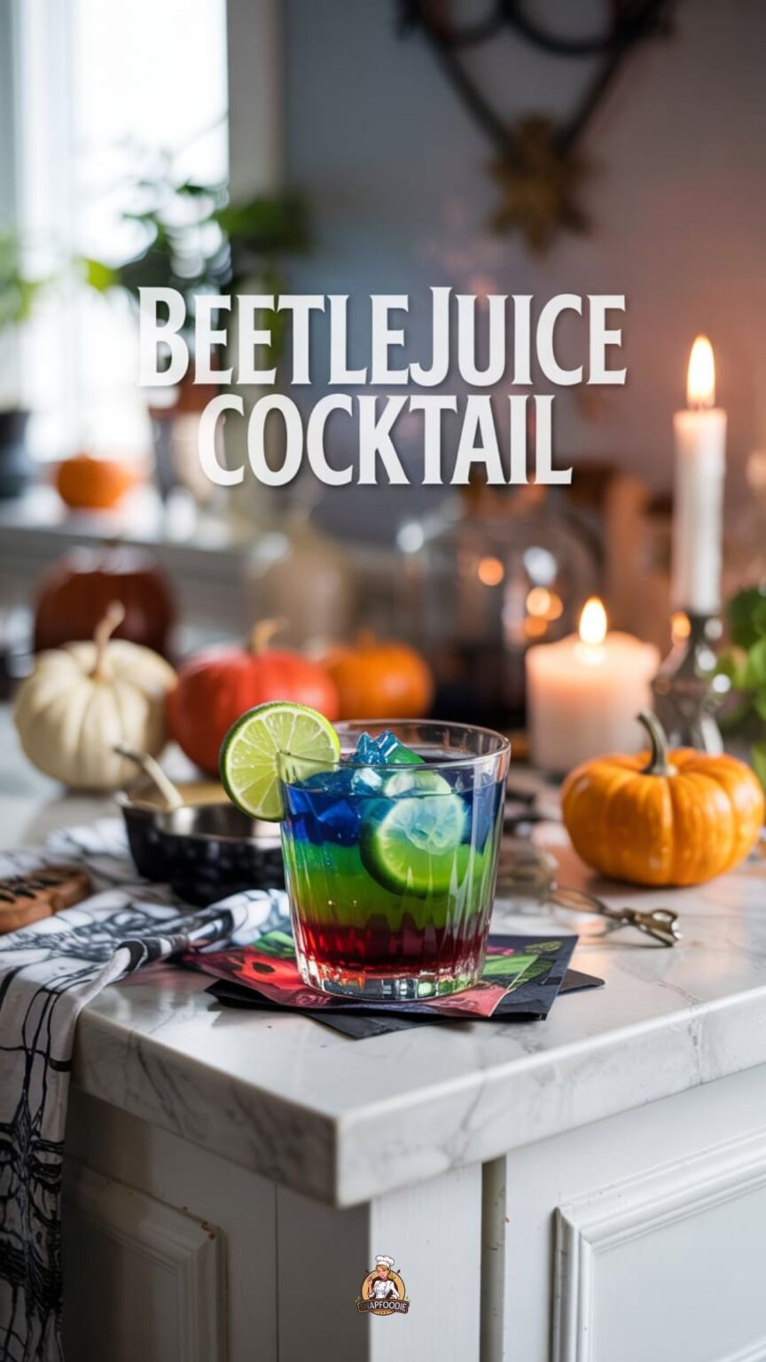 Beetlejuice Cocktail Recipe - snapfoodie.com