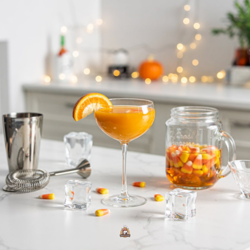 Candy Corn Infusion Cocktail Recipe - snapfoodie.com