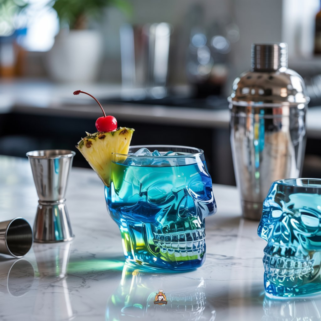 Frosty Skull Frost Cocktail Recipe - snapfoodie.com