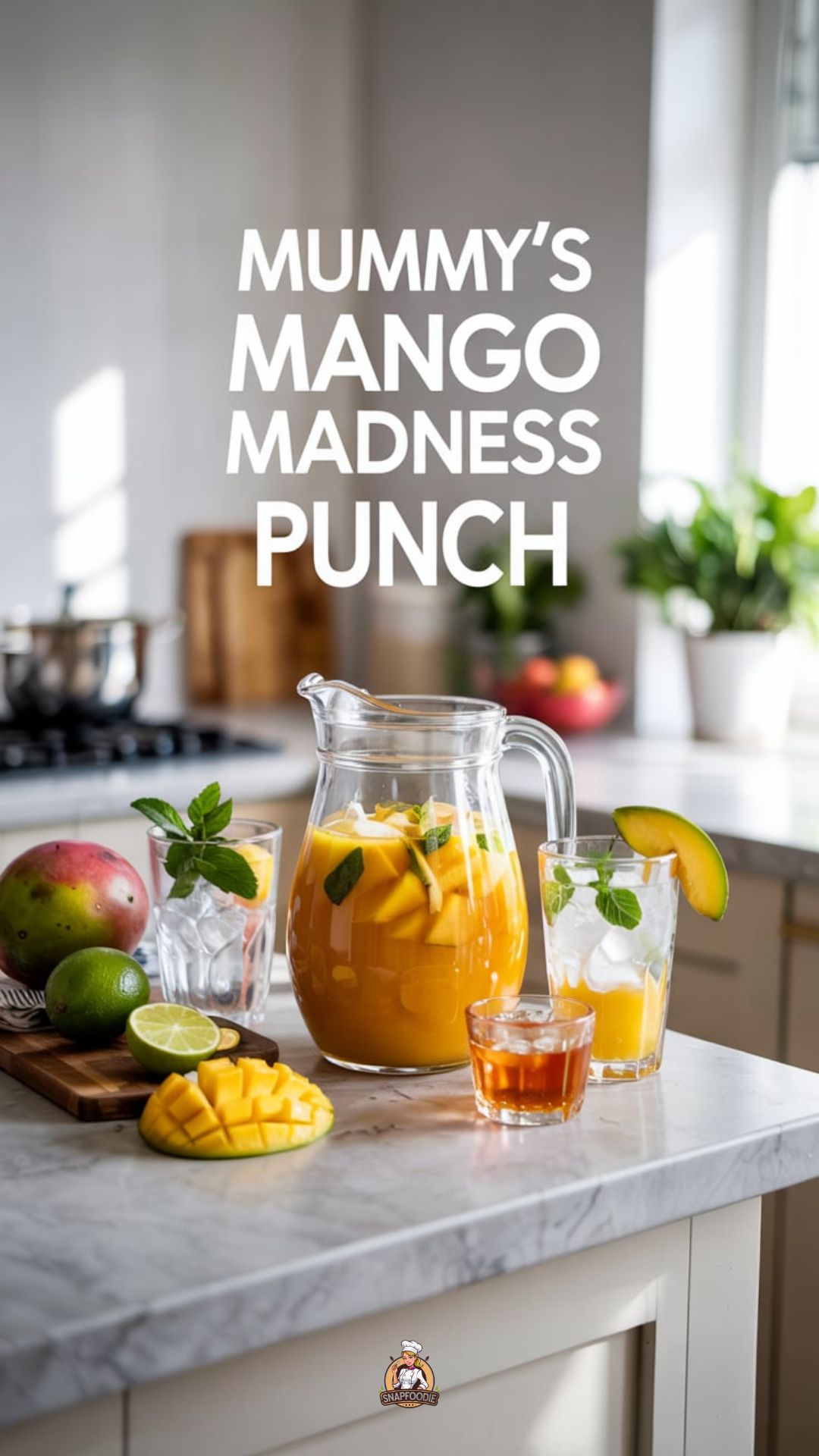 Mummy's Mango Madness Punch Recipe - snapfoodie.com