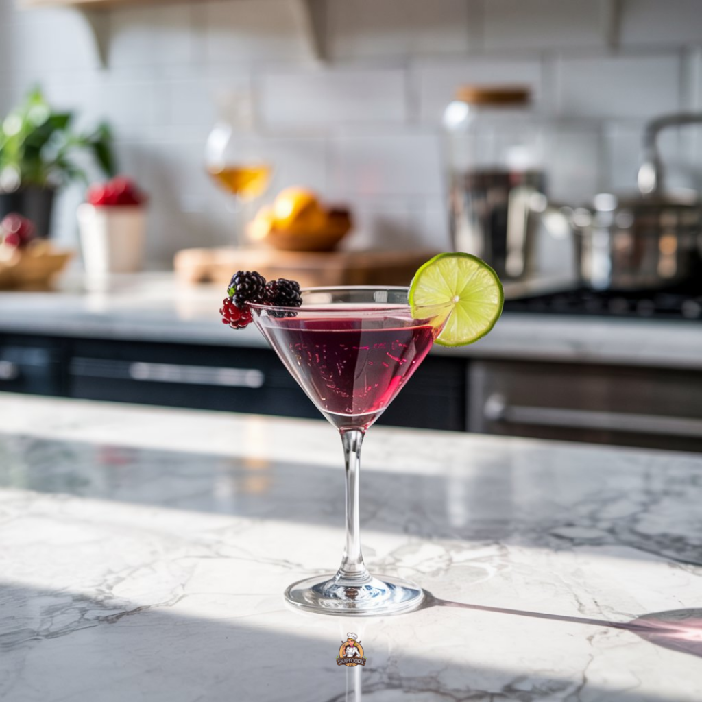 Spider Venom Martini Cocktail Recipe - snapfoodie.com