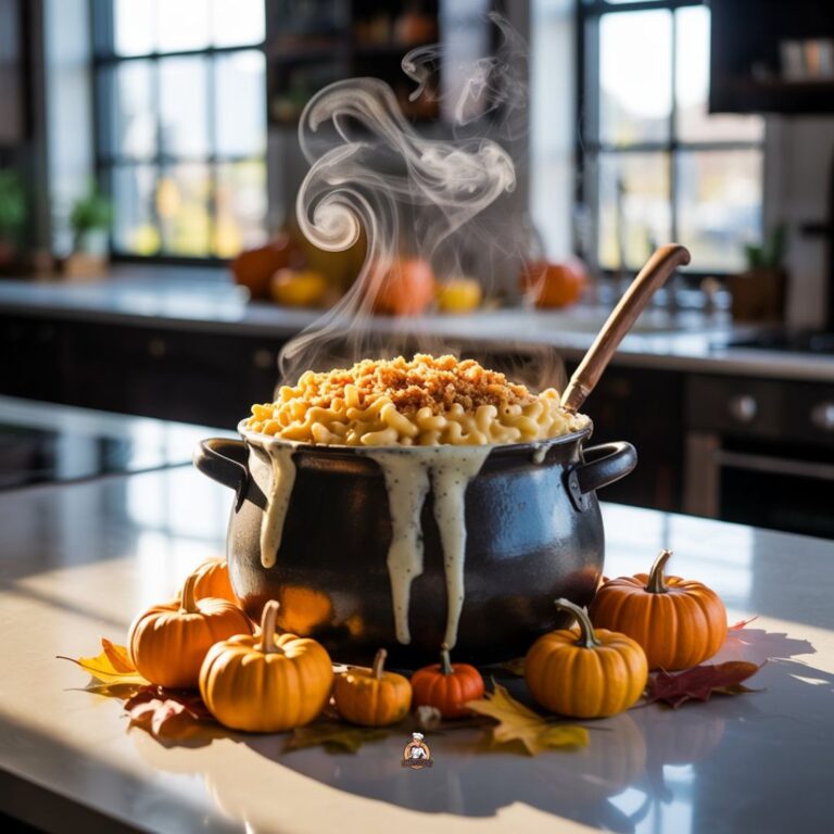 Cauldron Mac and Cheese Dinner Recipe - snapfoodie.com